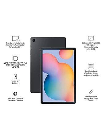 Samsung Galaxy Tab S6 Lite Lte Gray 4GB|64GB - Happi Mobiles