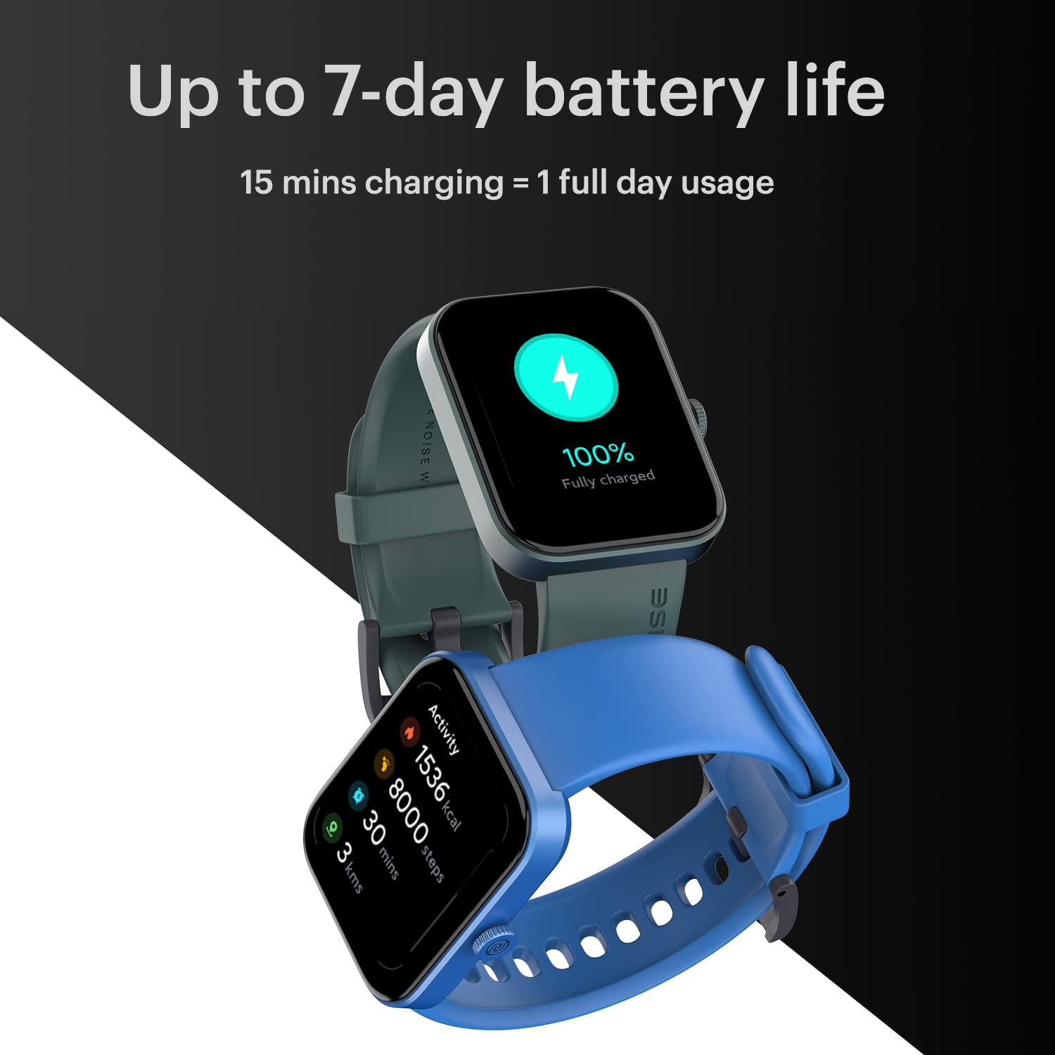 Noise Colorfit Pro 2 Smart Watch Olive Green - Happi Mobiles